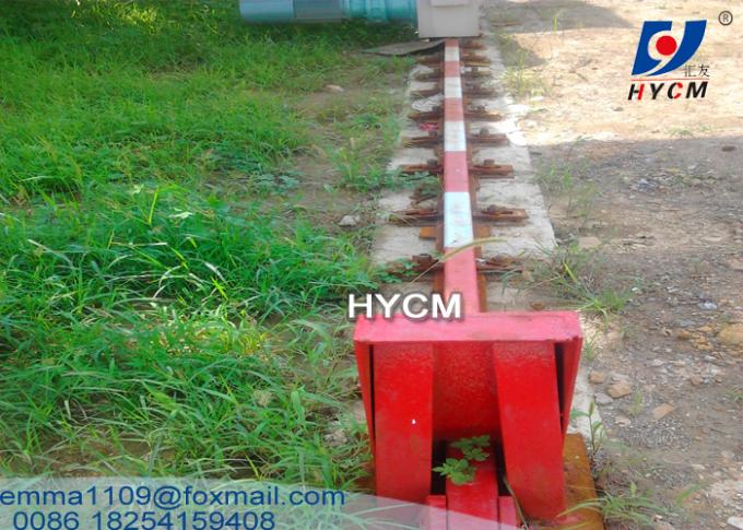 6 Tons Travelling Tower Crane Base With Ballast Type Foundation