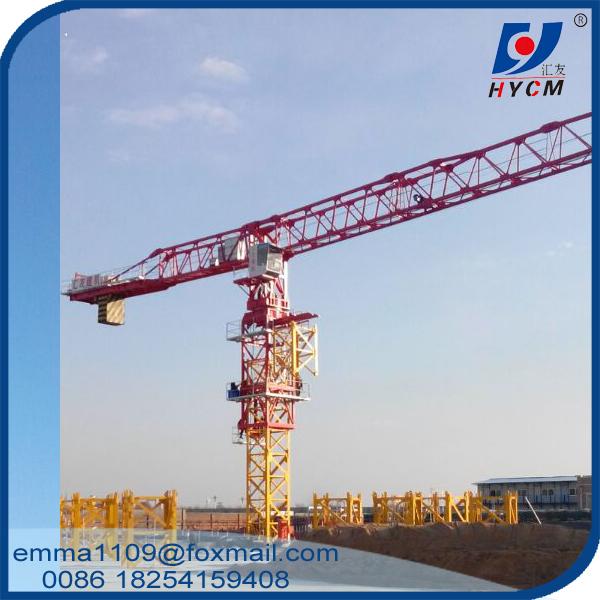 10tons PT6020 Less Head Tower Cranes 50m To 180m Height Buildings
