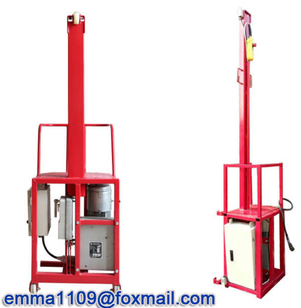 Smallest 200kg Load Capacity Swing Stage with 220V Power Wire Rope Climber