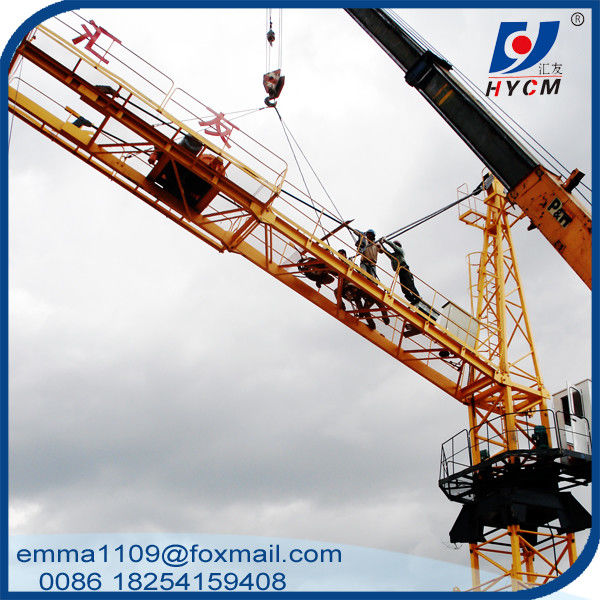 HYCM Small Tower Crane TC3808 Price Hammer Head Types Specification
