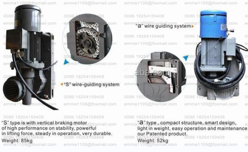 Ltd8 Hoister for ZLP800 Suspended Platform Spare Parts in 1.8kw Motors