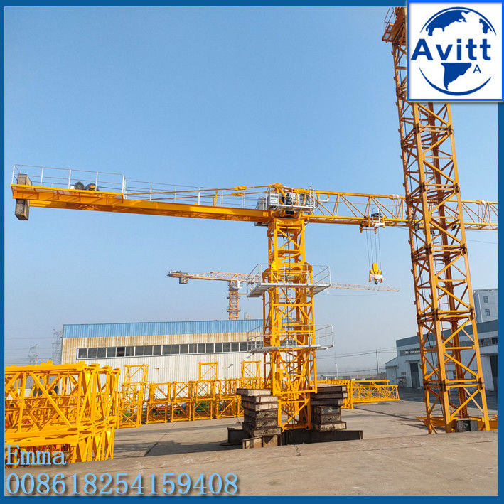 QTZ63 PT5013 Topless Tower Crane Freestanding Height 30m With 1.6*2.5M ...