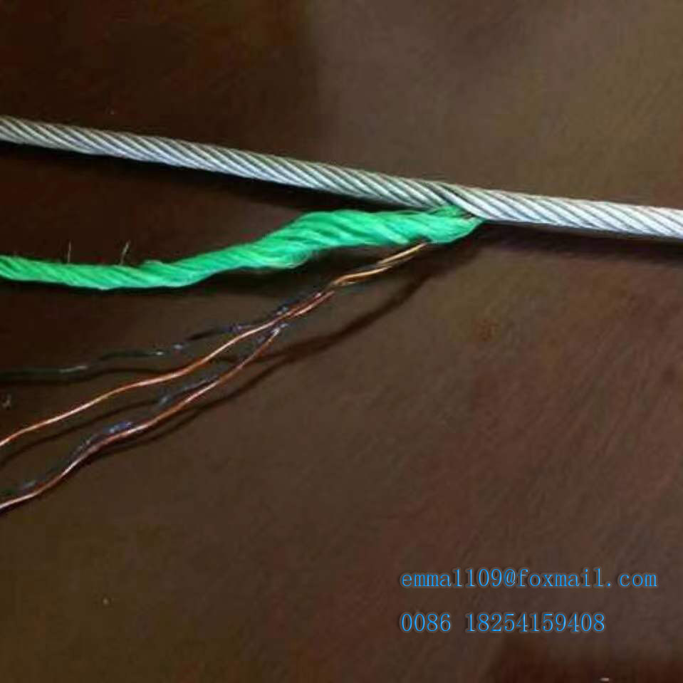 7mm Diameter Construction 8*19S 2 Copper Conductor With Cable Wire Rope