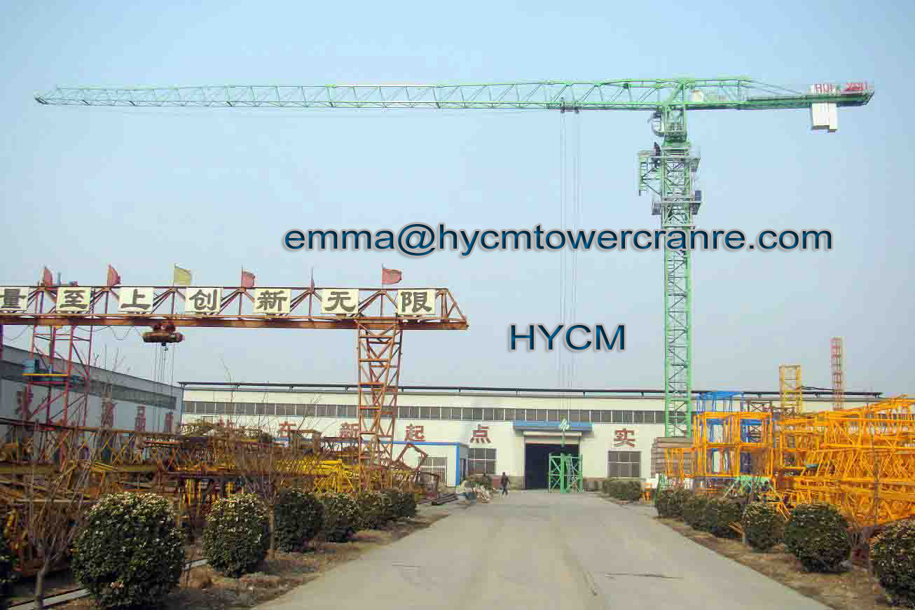 PT6425 Building Flattop Tower Crane 2.5t Min.Load VFD Control Panel