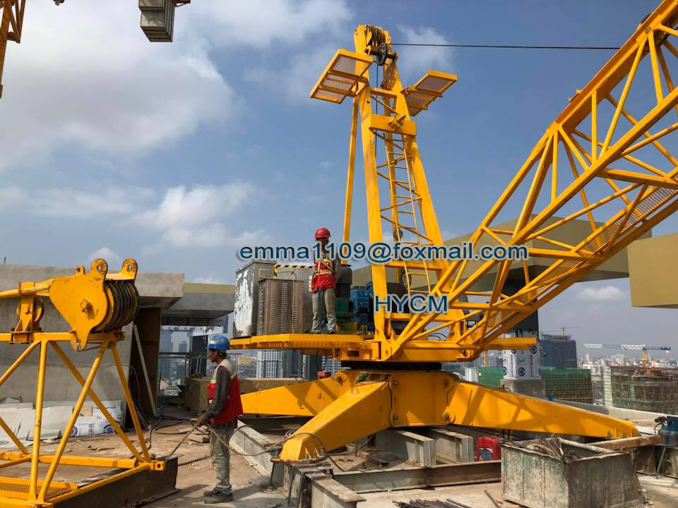 QD80 Derrick Crane Lift Building Materials and Tower Crane Parts