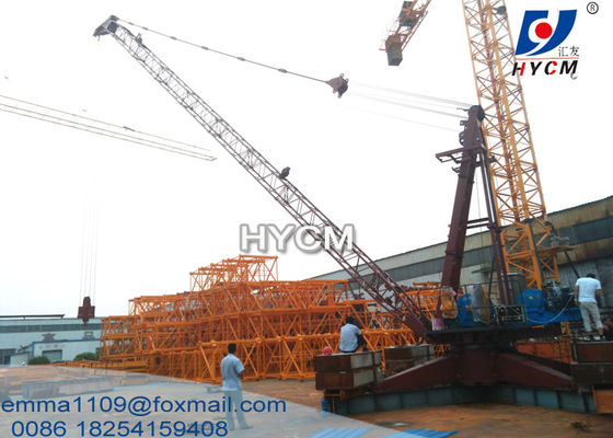 12tons Load Derrick Crane QD2025 66ft Jib Length SINEE VFD Inverter
