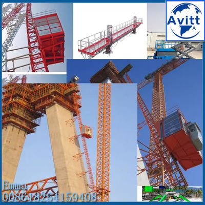OEM Curved Inclined Construction Building Hoist 4 Tons Rack Elevator