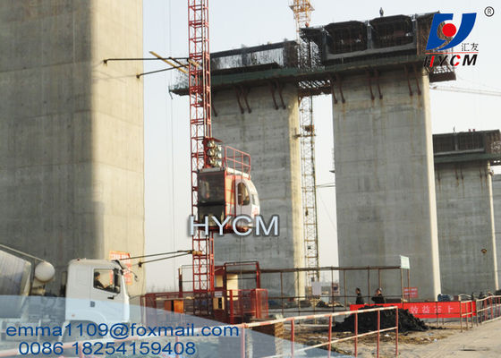 2 Tons Build Construction Hoist Elevator One Cabin Lifting Man & Material