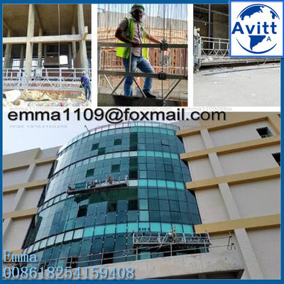 630KG Load Lifting Cradle Gondola ZLP630 Suspended Platform with Wire rope