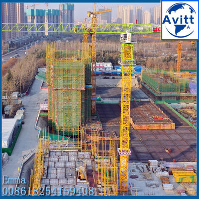 10 tonnes Load PT6515 Topless Tower Crane 65m Jib 1.5 tonne at Jib end ...